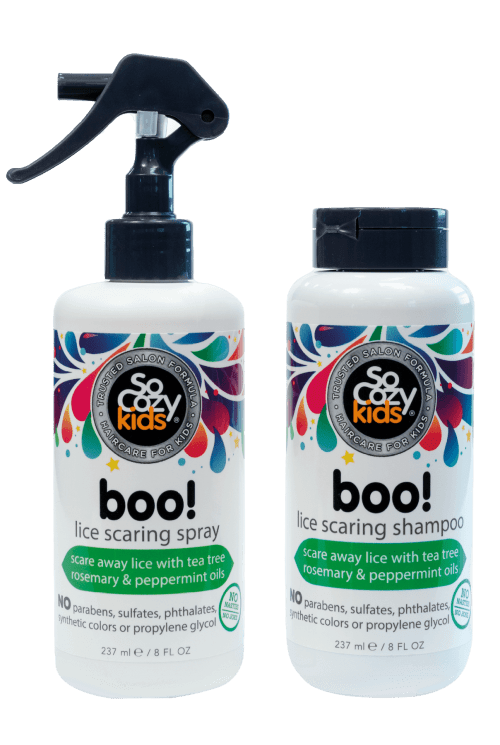 SoCozy Boo! Lice Scaring Spray 8oz + Boo! Shampoo 10.5oz